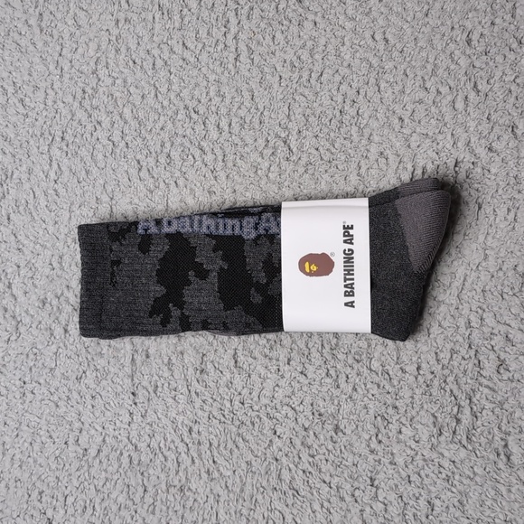 Bape | Underwear & Socks | Bape Crew Socks Woodland Camo Mens Womens ...